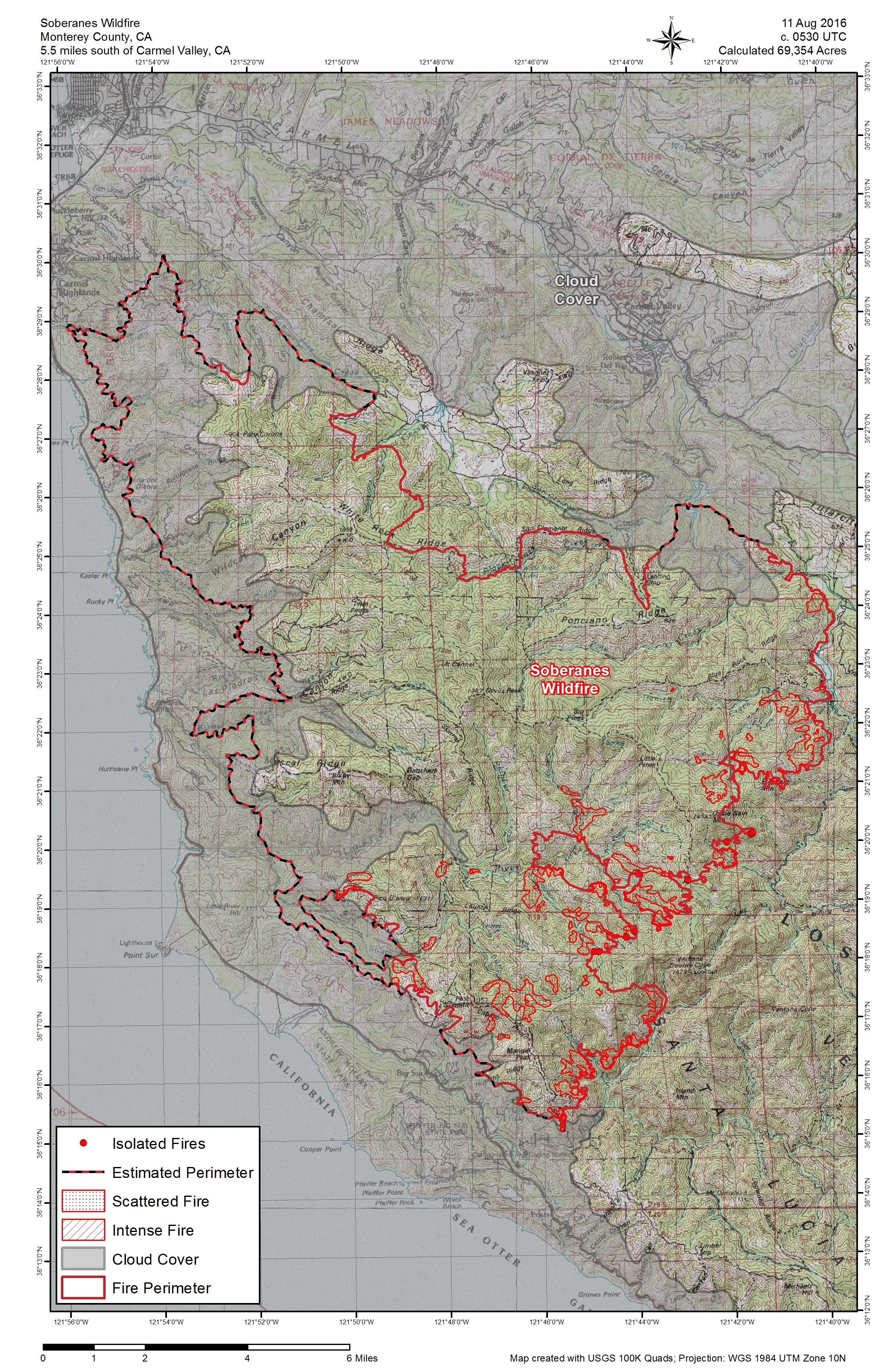 Soberanes Fire, Day 21, 8/11/16 – Maps, etc – BigSurKate