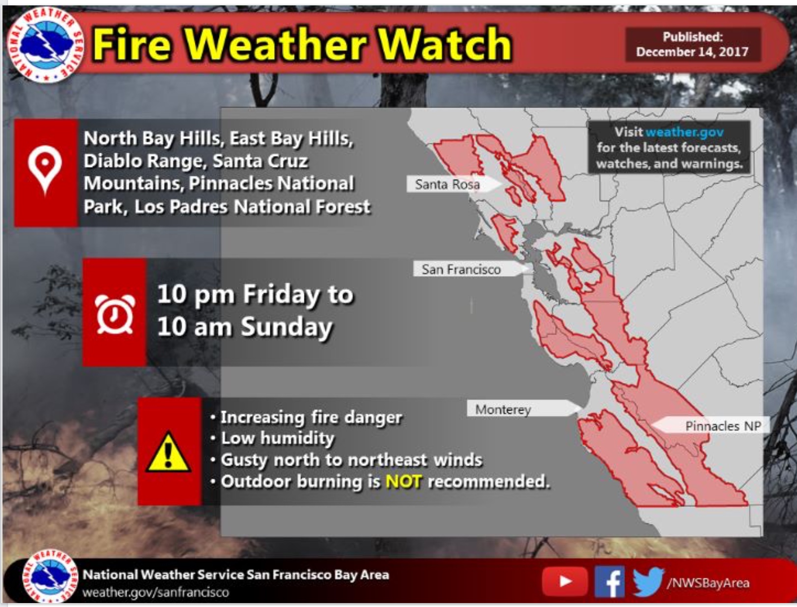 Fire Weather Alert, 12/15/17 – BigSurKate