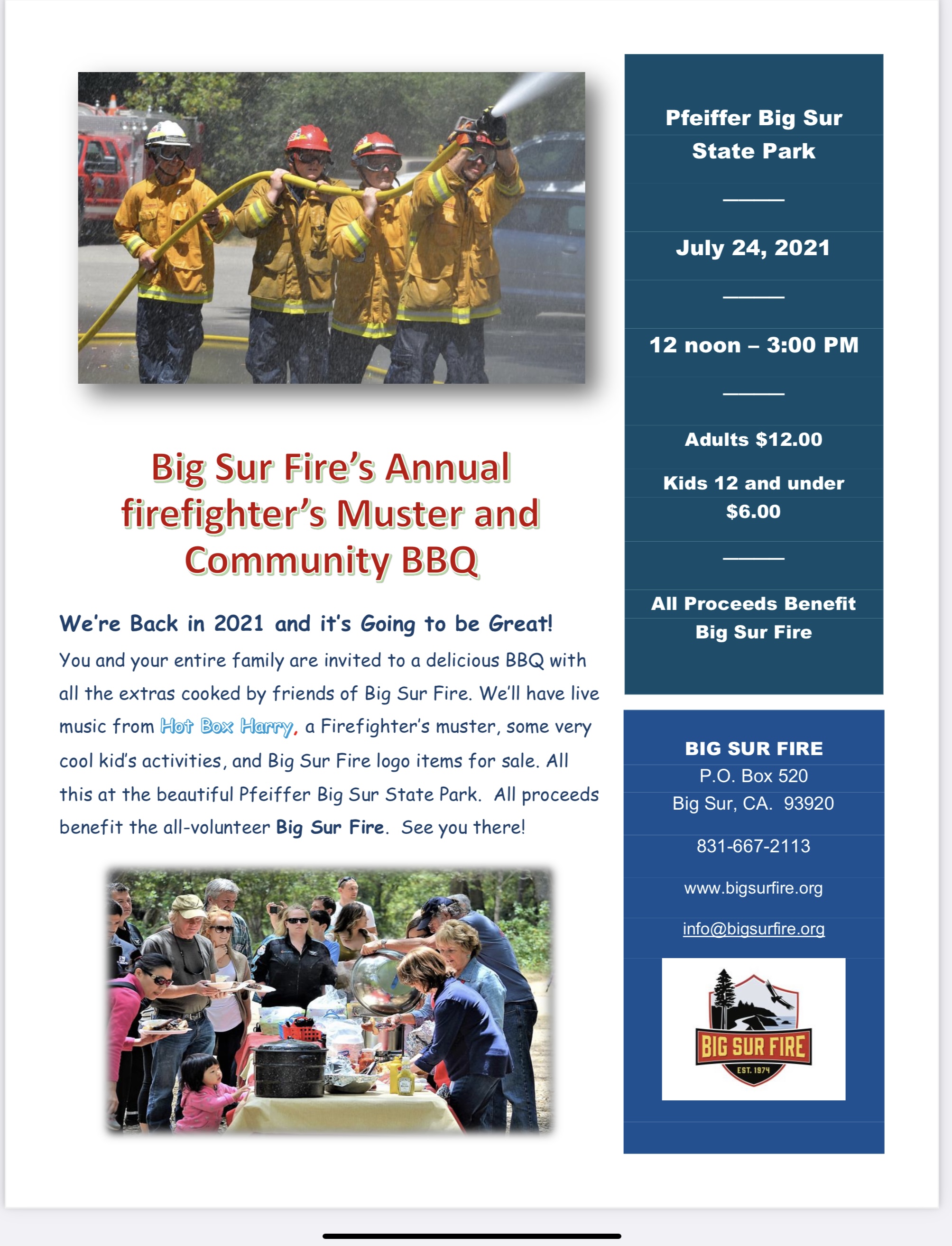 Big Sur Fire Muster – BigSurKate