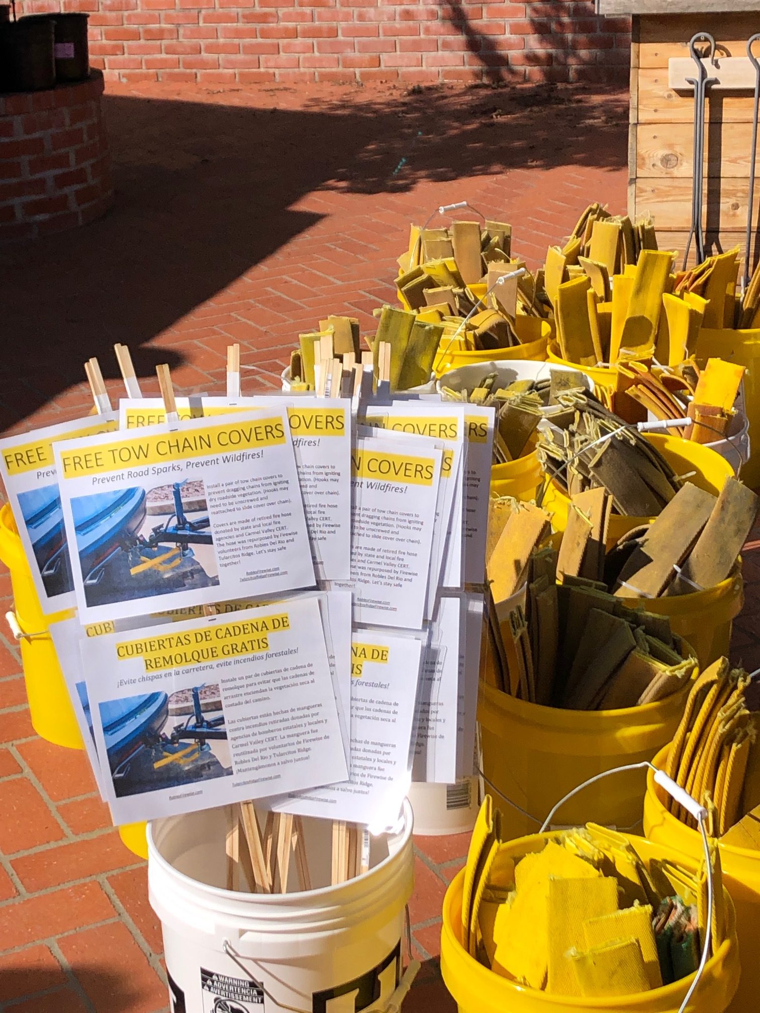 Firewise Free Tow Chain covers program – BigSurKate